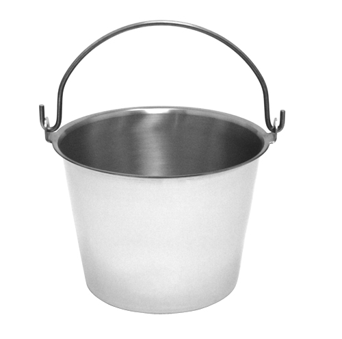 9 qt. Plain Pails - Part No. 1009, Stainless Steel Pails | Stainless ...